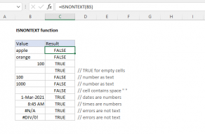 Excel ISTEXT function | Exceljet